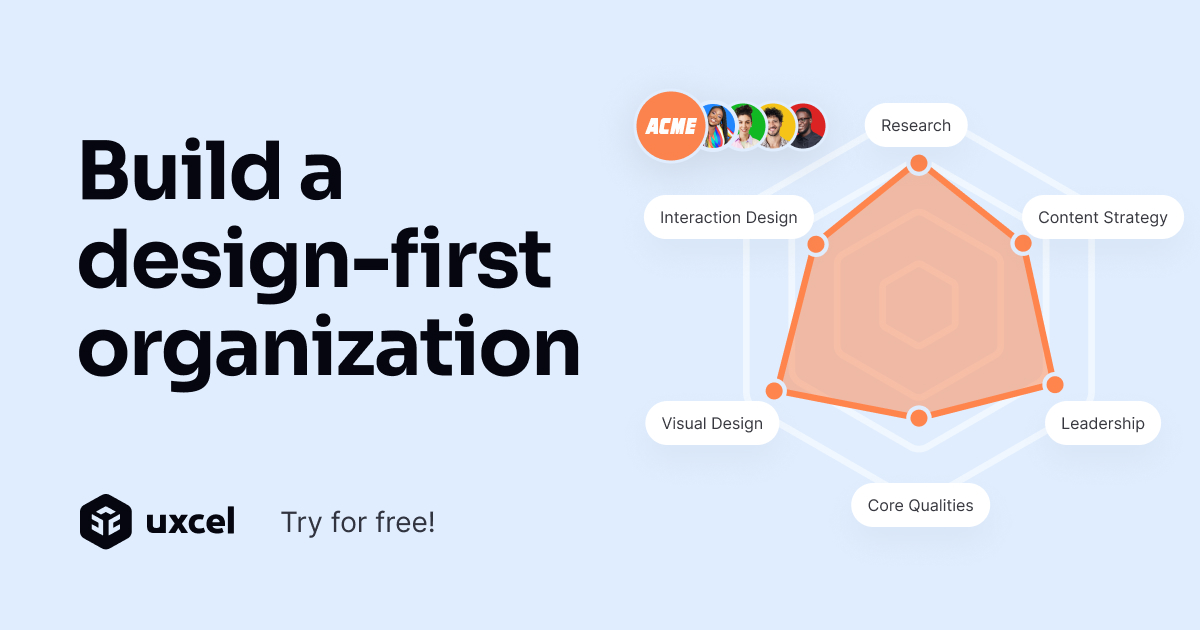 Transform Your Team into a Design-First Organization | Uxcel