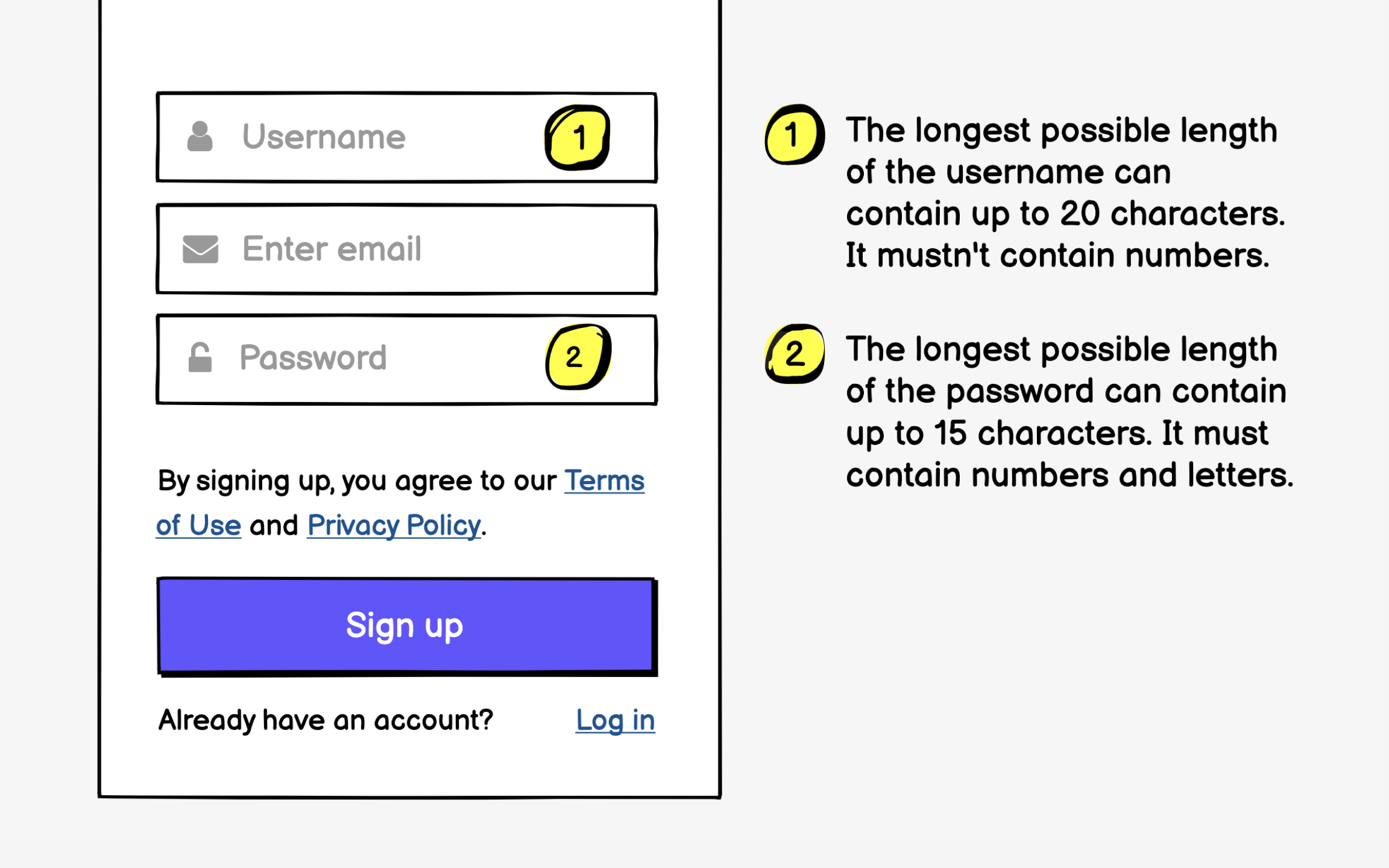 Wireframes Annotations & Documentation course lesson | Uxcel