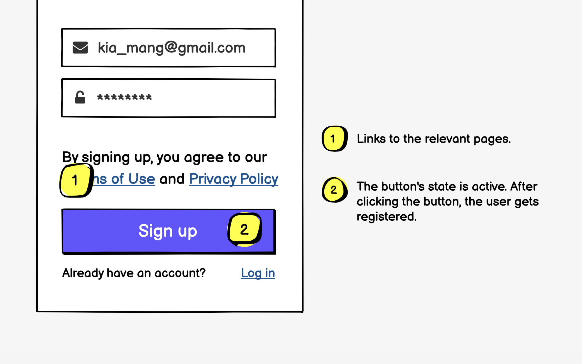 Wireframes Annotations & Documentation course lesson | Uxcel