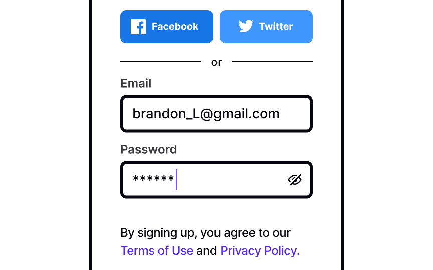 UX Breakdown: Sign-up Page Lesson | Uxcel