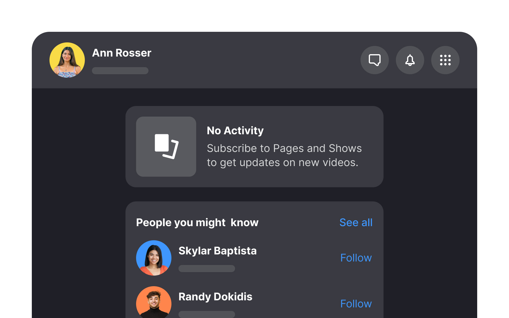 Activity Feeds Lesson | Uxcel