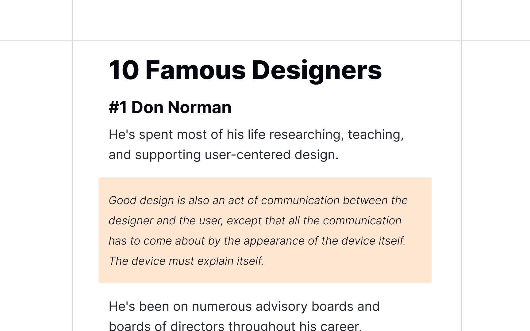 Formatting Block Quotes