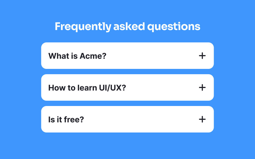 UI Accordions: Basics & Best Practices Lesson | Uxcel