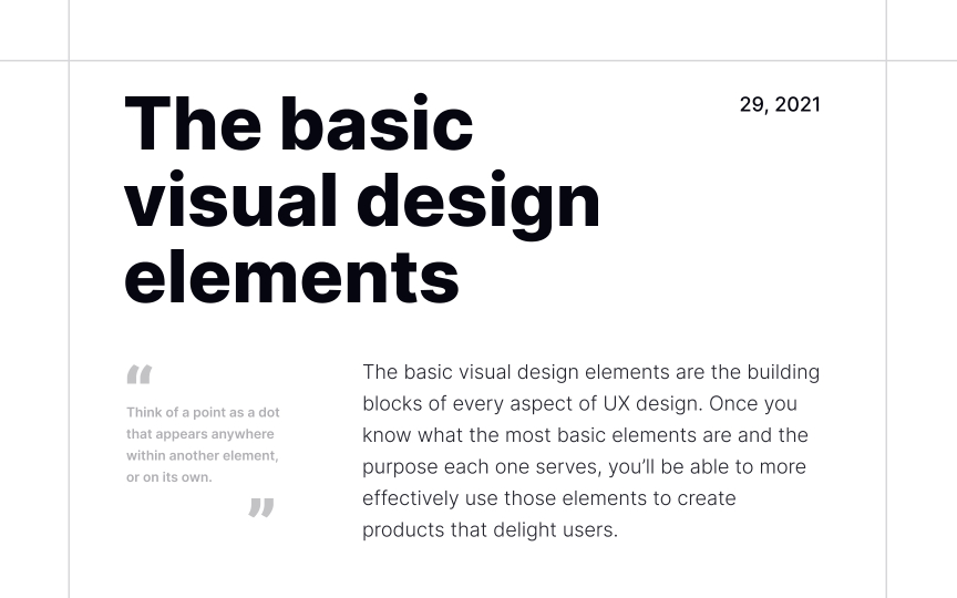 Alignment Typography
