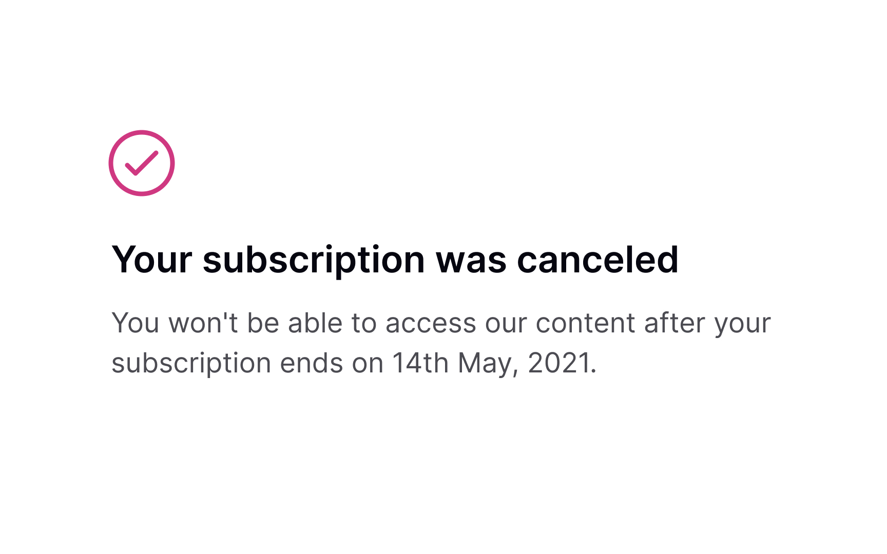 Canceling Subscription Lesson | Uxcel Canceling Subscription Lesson | Uxcel