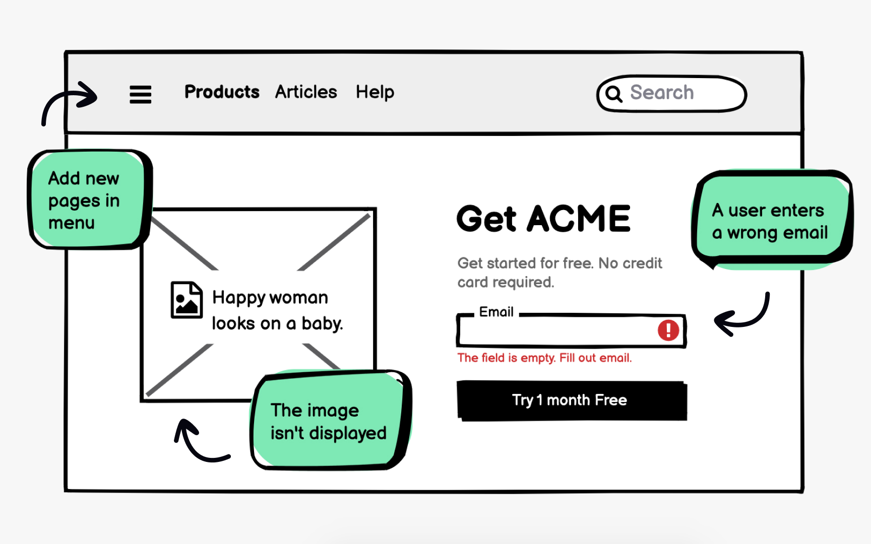 How to Use Text in Wireframes Lesson | Uxcel