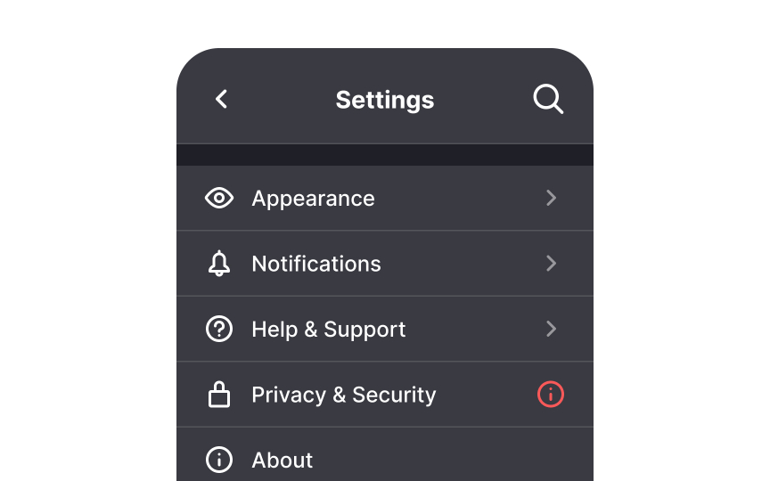 Settings Lesson | Uxcel