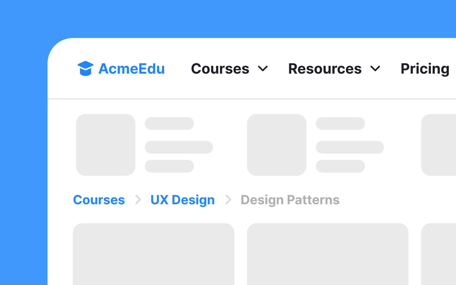 Intro to UI Breadcrumbs Lesson | Uxcel