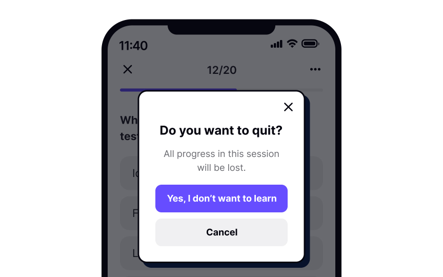 Designing Mobile Notifications & Dialogs Lesson | Uxcel