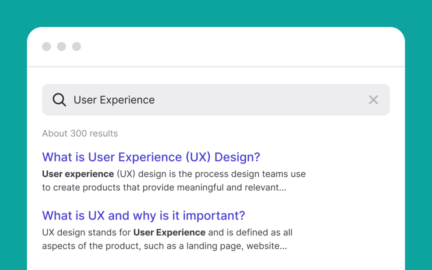 Best Practices for Designing Search Functionality Lesson | Uxcel