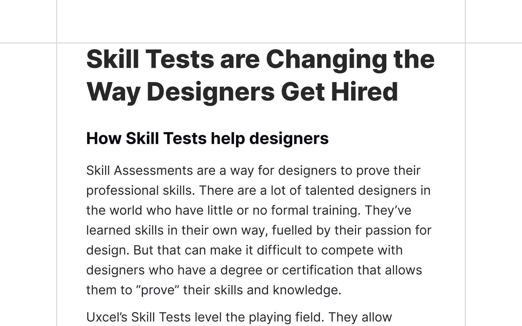 Handling Large Blocks of Text in Typography Lesson | Uxcel