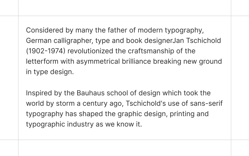 Handling Large Blocks of Text in Typography Lesson | Uxcel