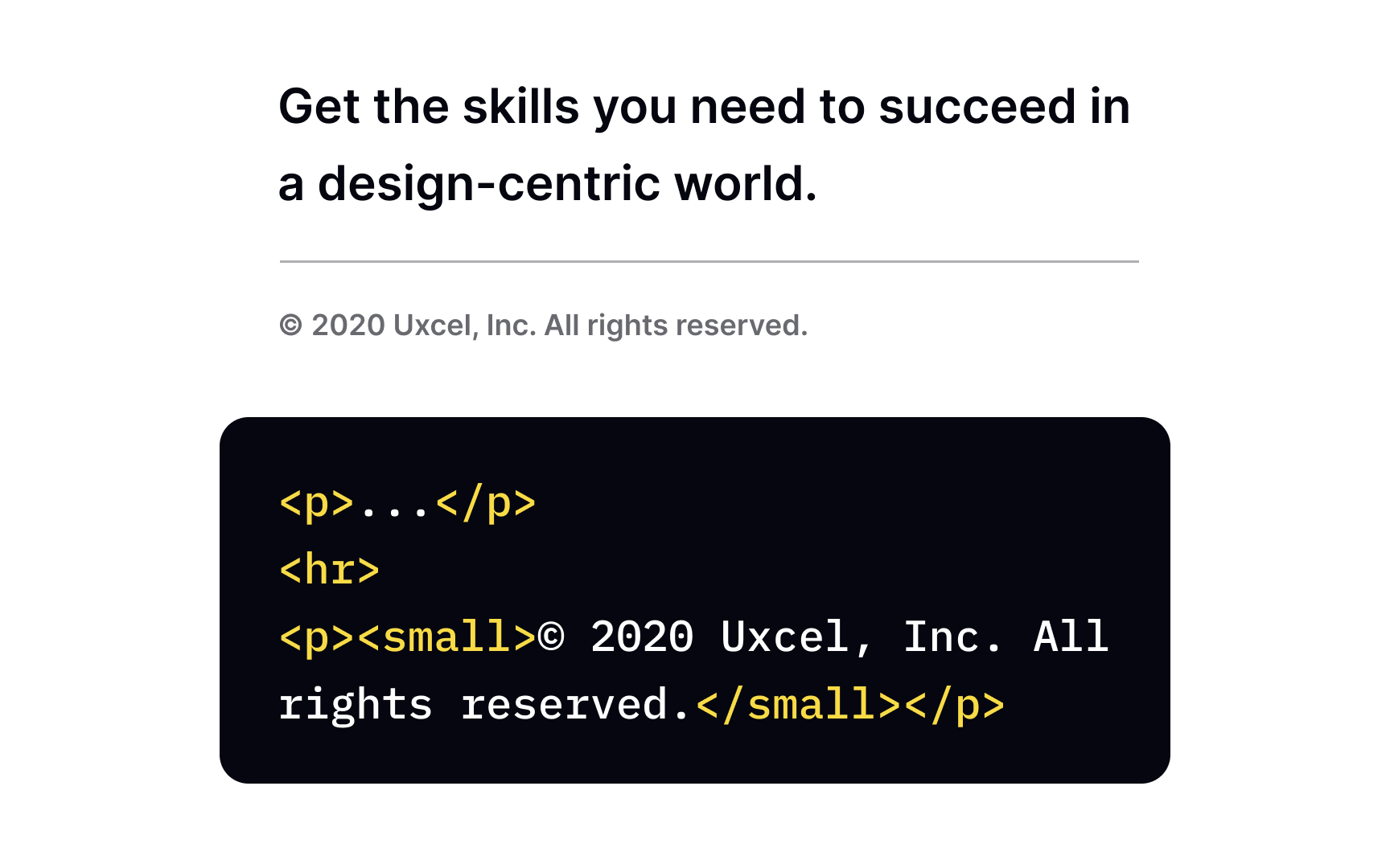 HTML Formatting Lesson | Uxcel