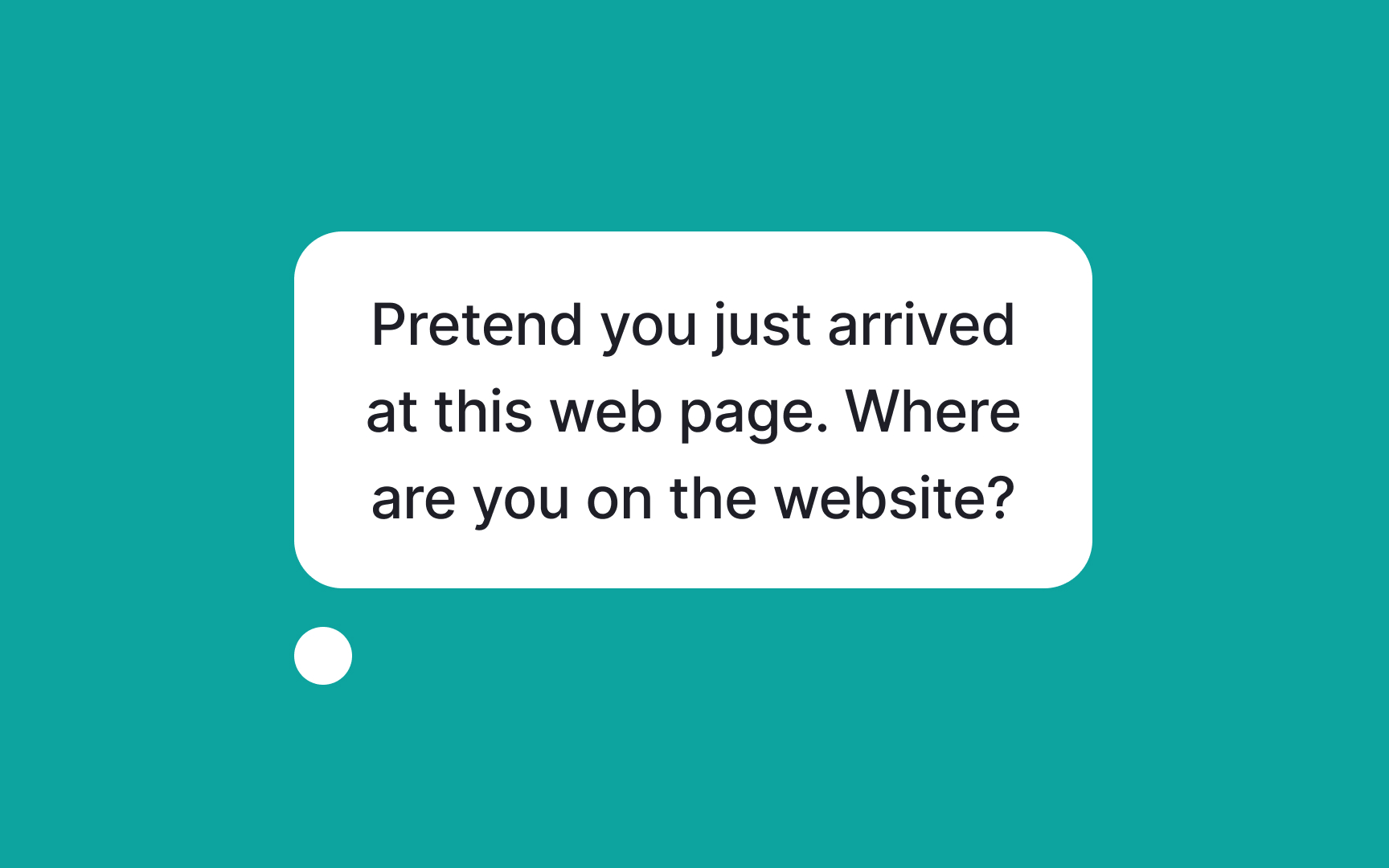 Test location signaling | Uxcel