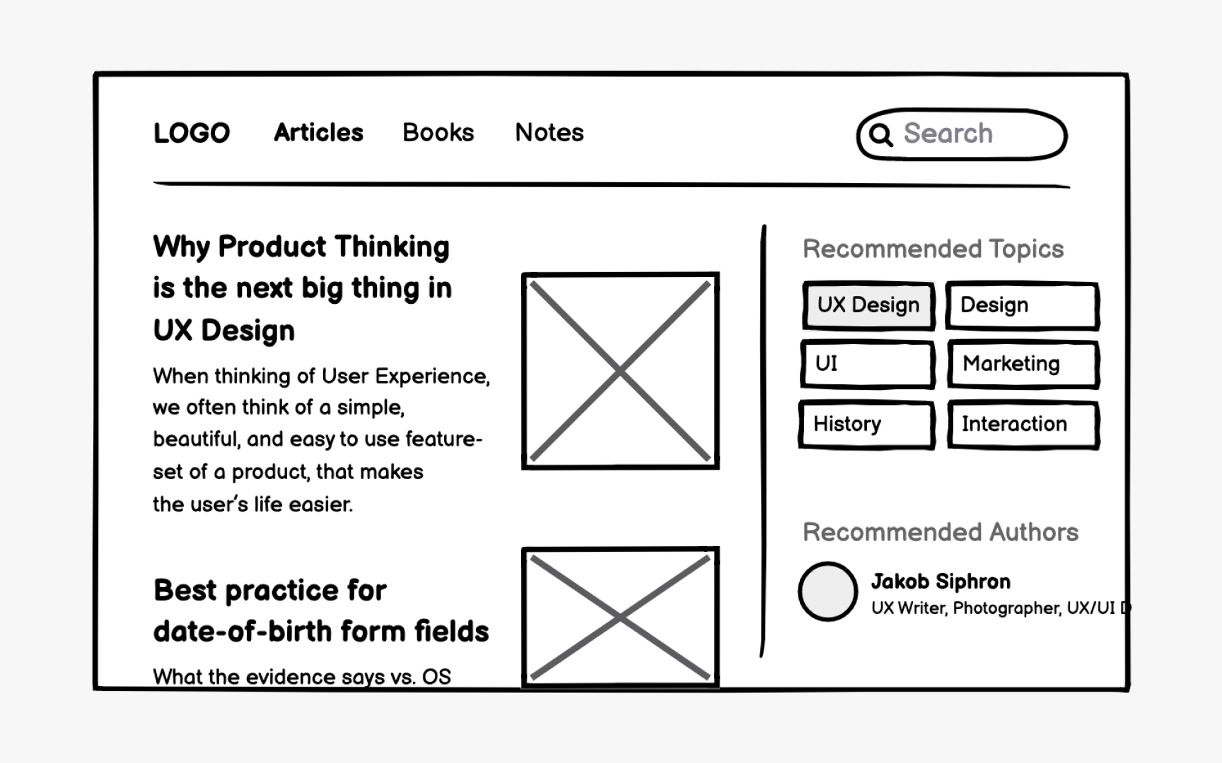 How to Use Text in Wireframes Lesson | Uxcel