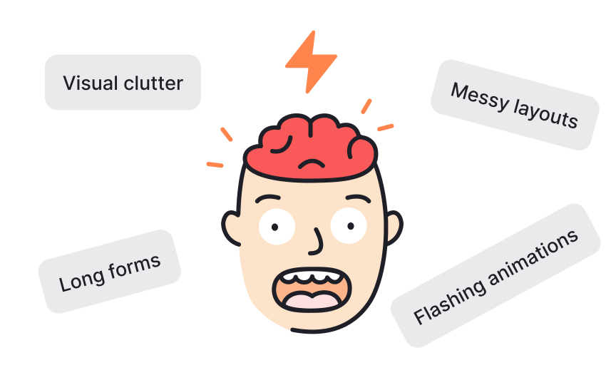 Minimizing Cognitive Load Lesson | Uxcel